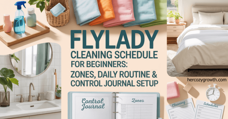 FlyLady Cleaning Schedule for Beginners (Zones + Routine Guide) - Her ...